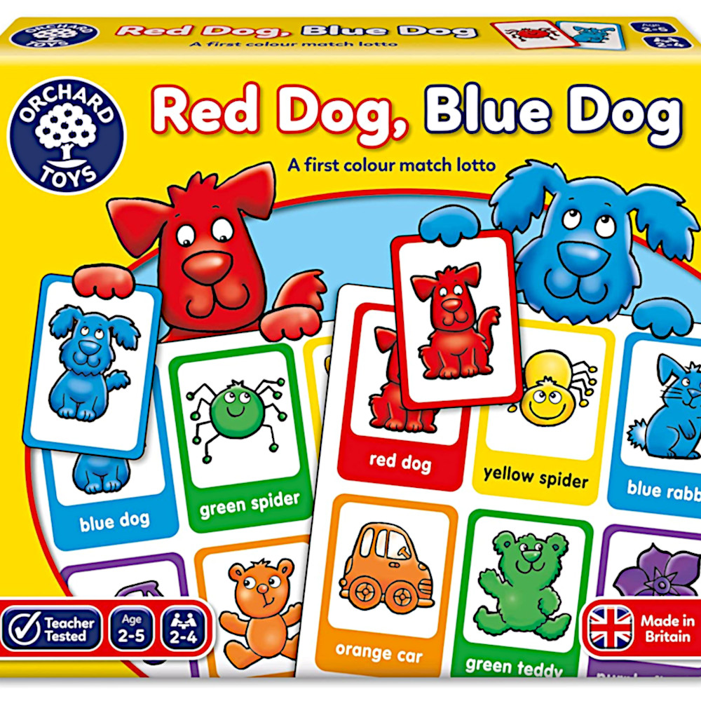 Orchard Toys "Κόκκινος σκύλος, μπλε σκύλος" (Red dog, Blue dog) - JOY ...